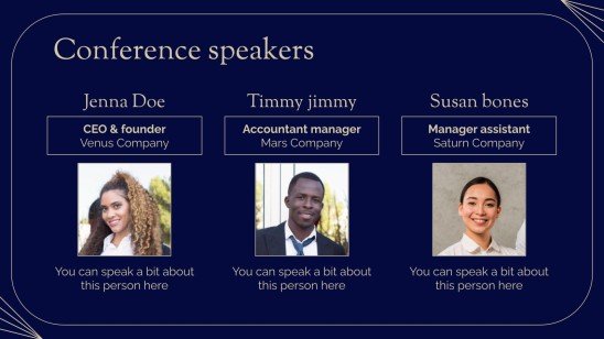 Formal Conference Style Presentation
