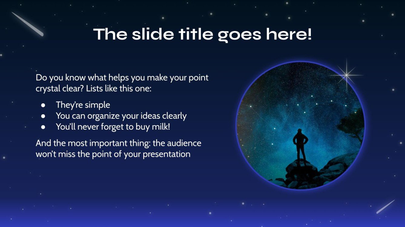 Shooting Stars Theme Presentation