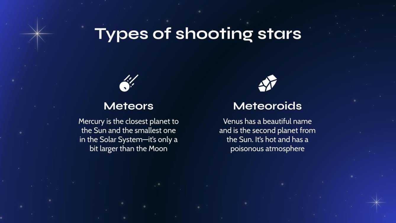 Shooting Stars Theme Presentation