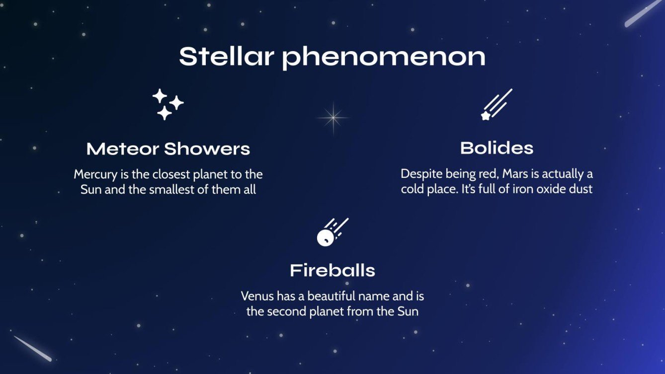 Shooting Stars Theme Presentation