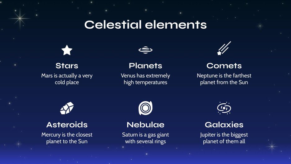 Shooting Stars Theme Presentation