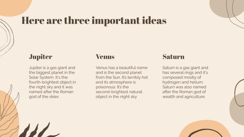 Botanical Boho Professional Theme | Google Slides and PPT