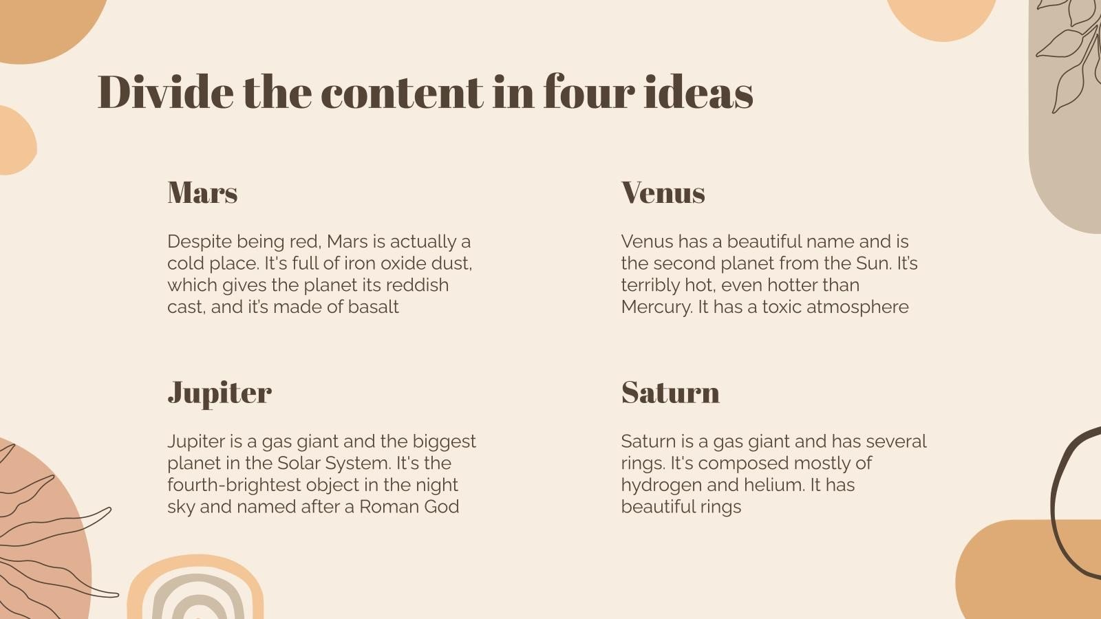 Botanical Boho Professional Theme | Google Slides and PPT