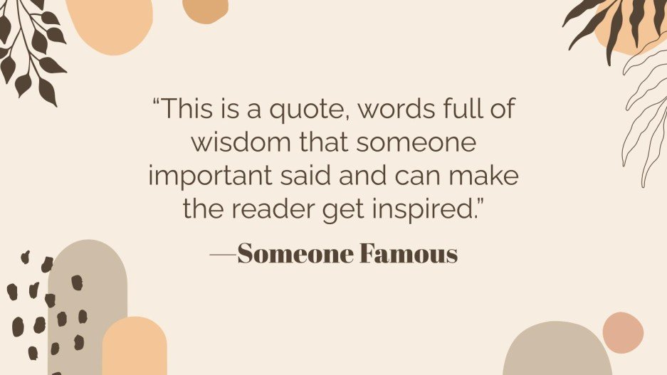 Botanical Boho Professional Theme | Google Slides and PPT