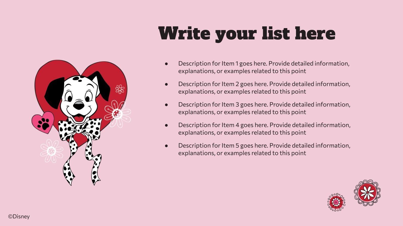 101 Dalmatians Mother's Day Presentation