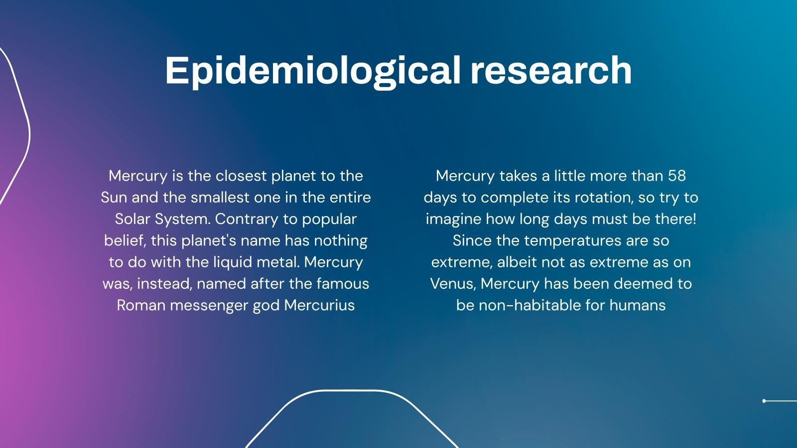Biostatistics in Epidemiology - Master in Epidemiology