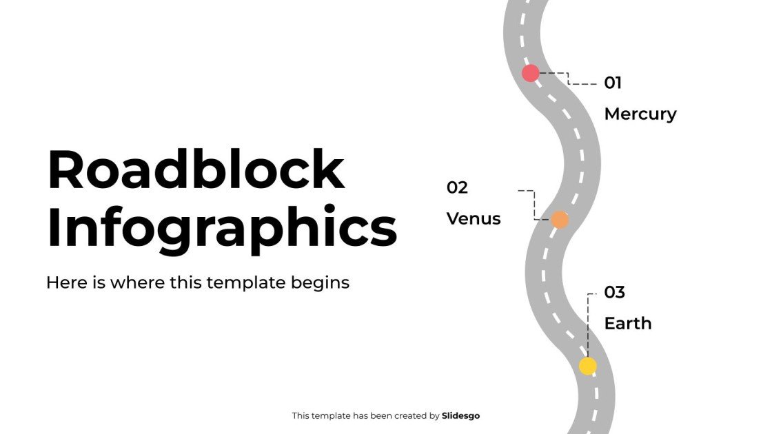 Roadblock Infographics Template