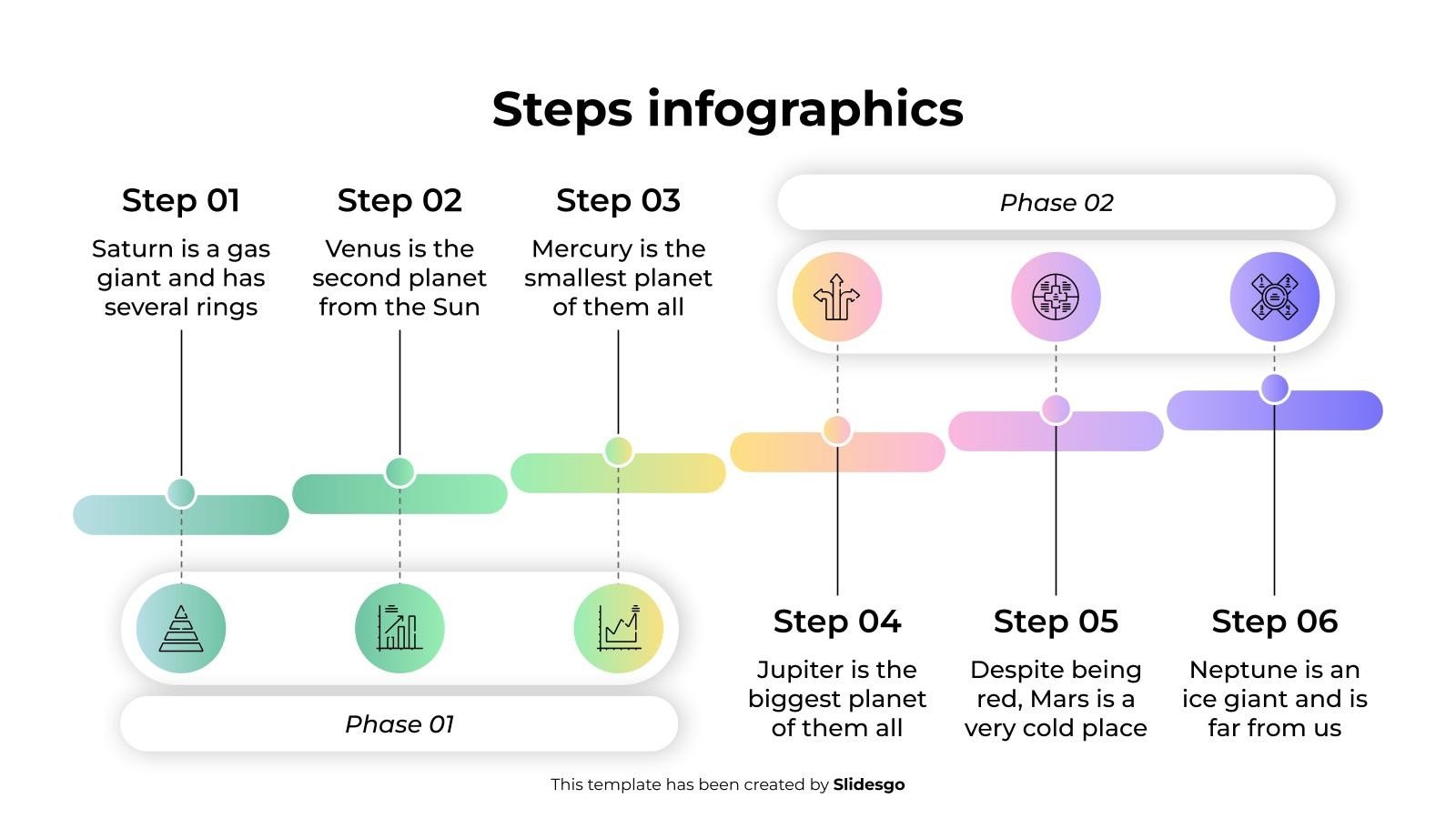 Steps Infographics Template
