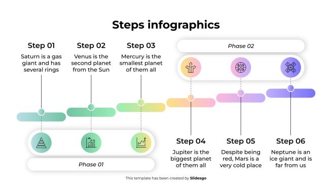 Steps Infographics Template
