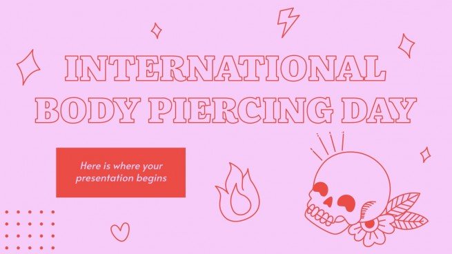 International Body Piercing Day | Google Slides & PPT