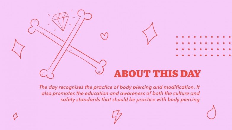 International Body Piercing Day | Google Slides & PPT