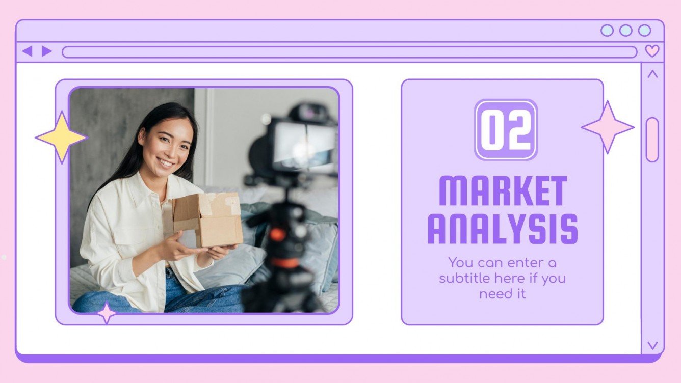 Streamer Interfaces for Social Media | Google Slides & PPT