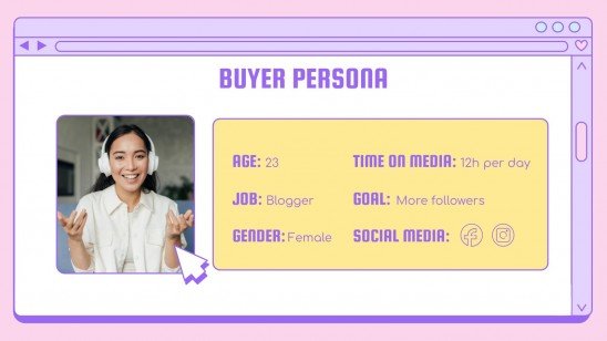 Streamer Interfaces for Social Media | Google Slides & PPT