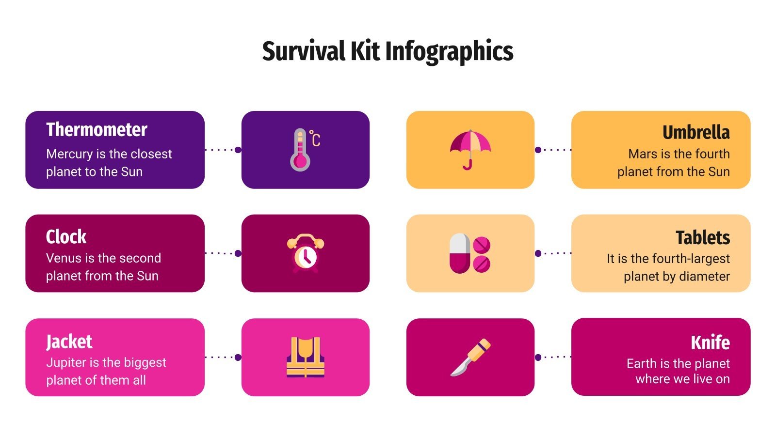 Survival Kit Infographics | Google Slides & PPT template