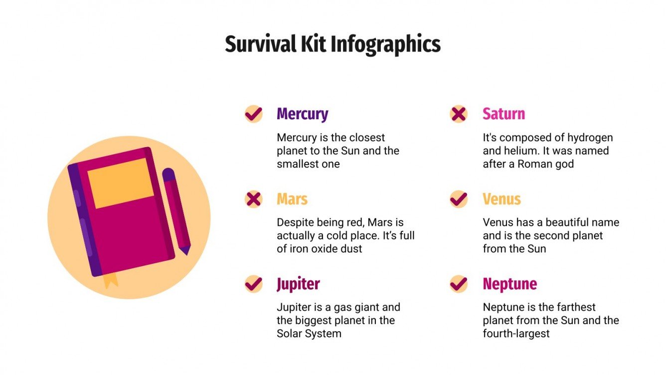 Survival Kit Infographics | Google Slides & PPT template