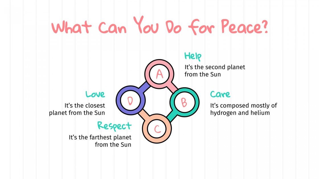 Peace Day Activities Google Slides & PowerPoint template