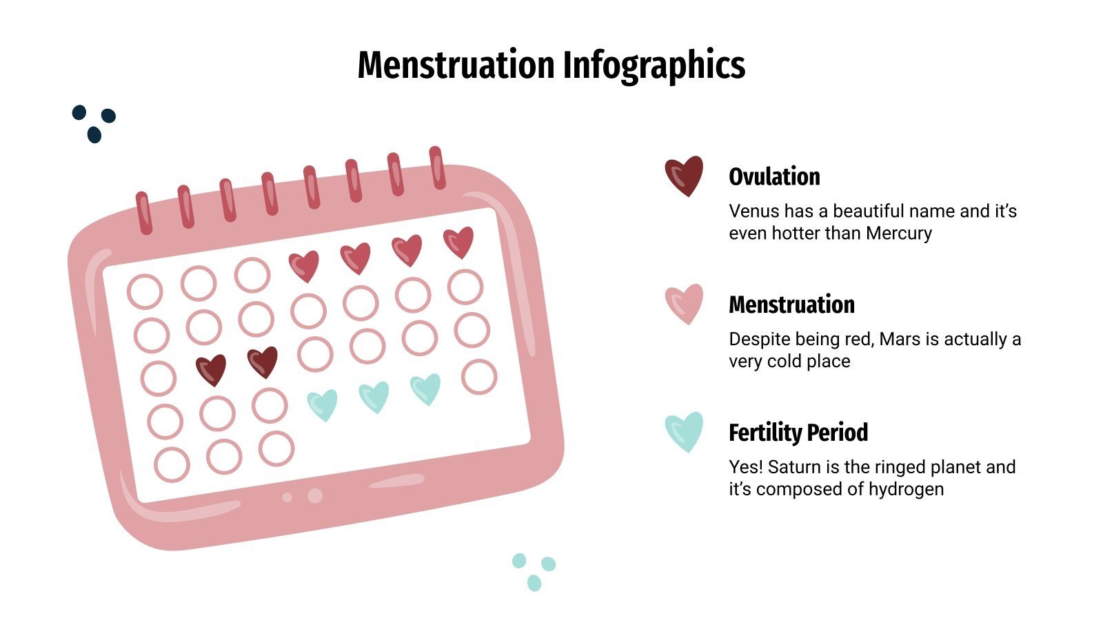 Infográficos de menstruação | Modelo do Google Slides e PPT