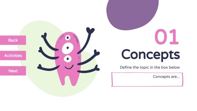 Pre-K Digital Choice Board Google Slides & PPT template