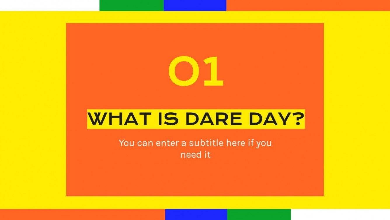 Dare Day | Google Slides & PowerPoint template