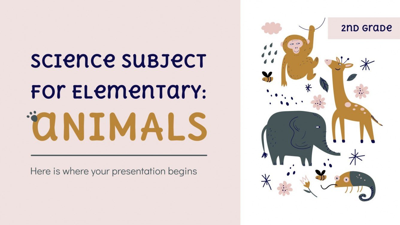 Free Zoo-themed Google Slides & PowerPoint templates