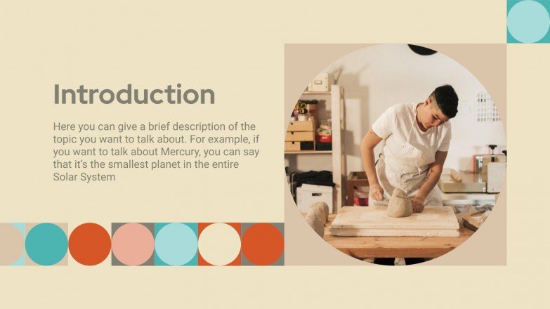 Taller de cerámica | Plantilla de Google Slides y PowerPoint