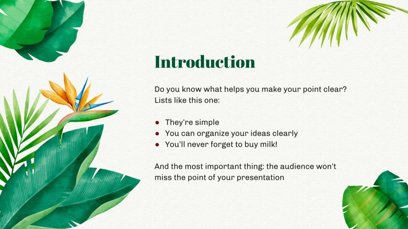 International Day of the Tropics | Google Slides & PowerPoint