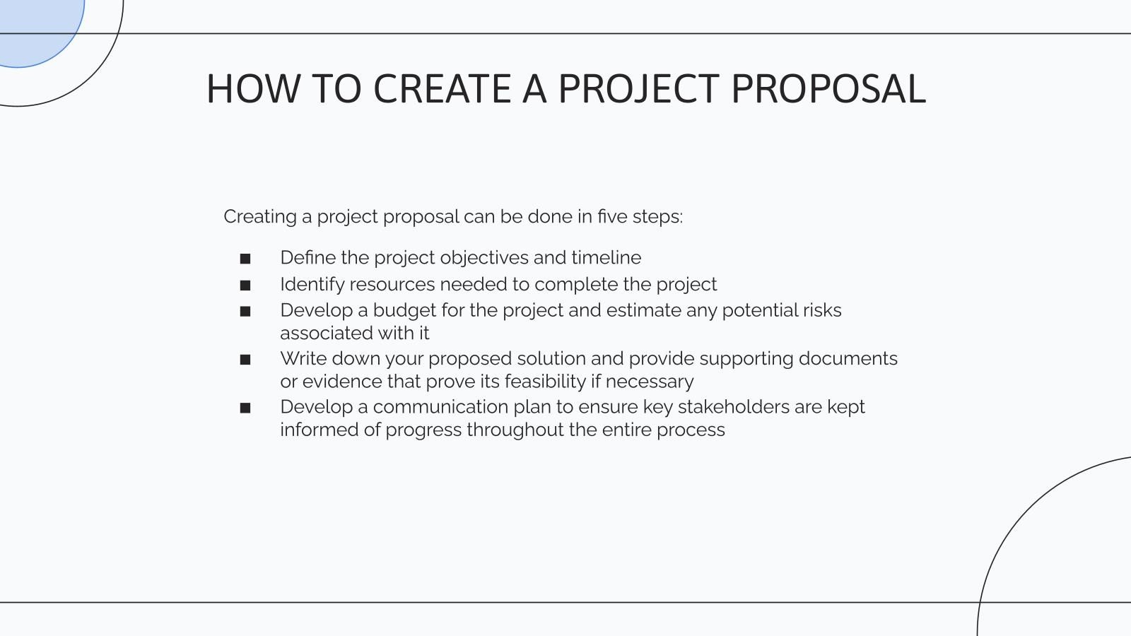 Minimalist Commercial Proposal Presentation