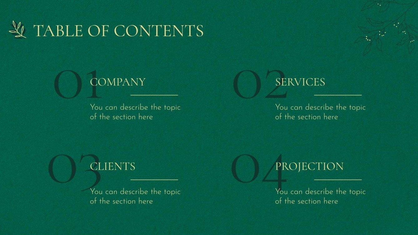 Royal Company Profile | Google Slides & PowerPoint