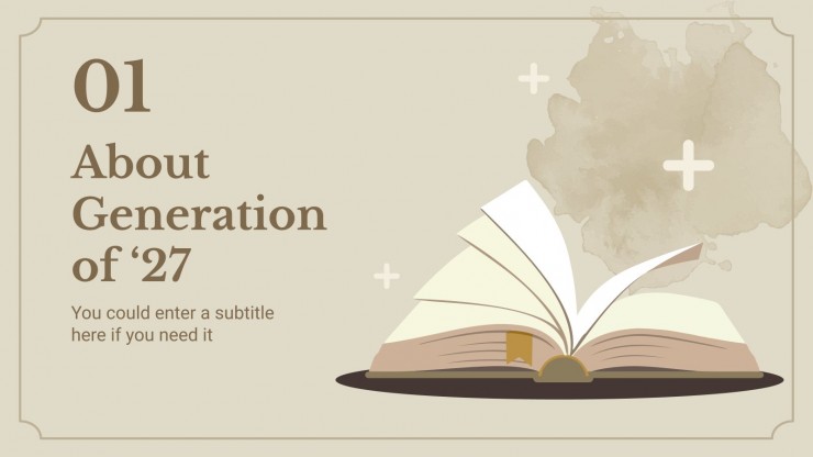 Generación del 27 | Plantilla para Google Slides y PowerPoint