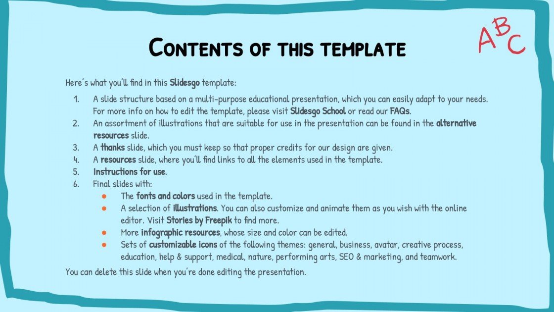 English Language Grammar Rules Google Slides & PPT template