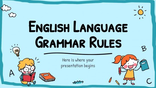 Free Grammar Google Slides Themes & PowerPoint Templates