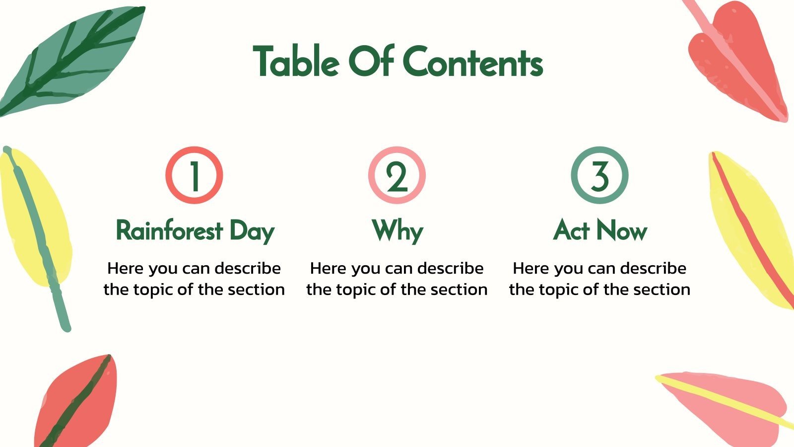 World Rainforest Day | Google Slides & PowerPoint Template
