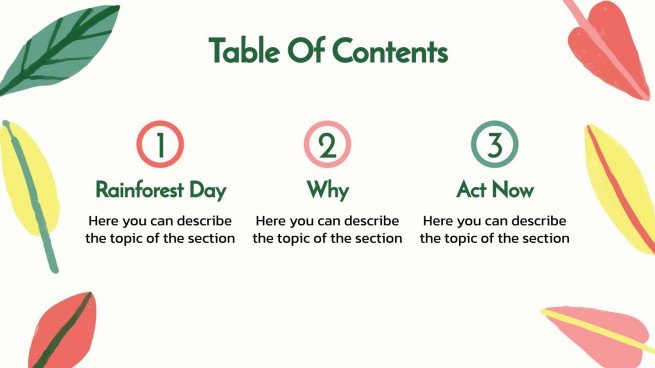 World Rainforest Day | Google Slides & PowerPoint Template