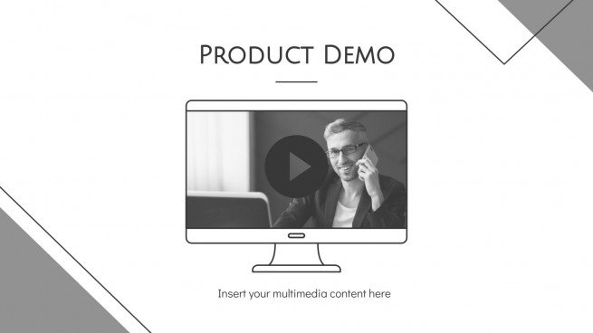 Minimalist Grayscale Pitch Deck | Google Slides and PowerPoint