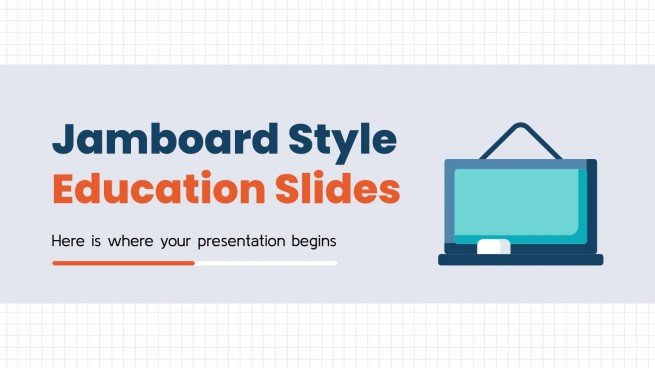 Jamboard Style Education Slides | Google Slides & PPT Theme