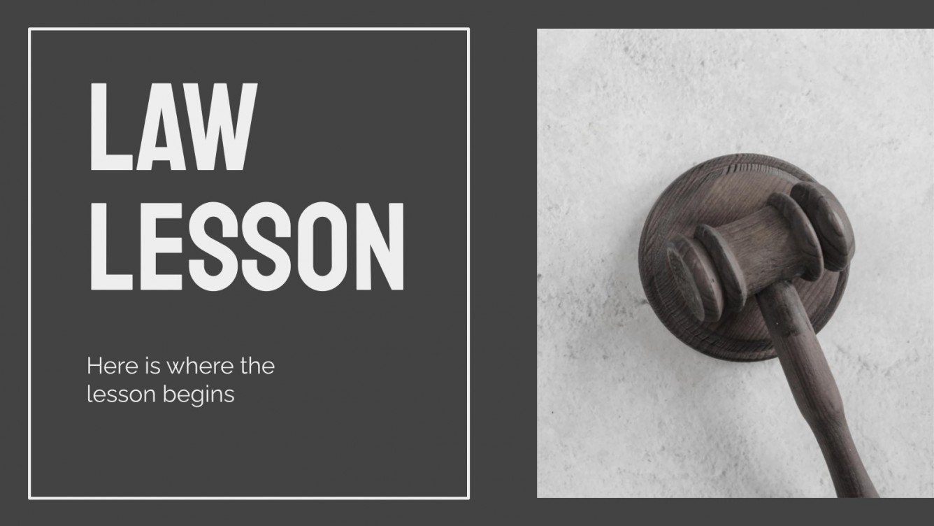 Law Lesson Google Slides Theme and PowerPoint Template