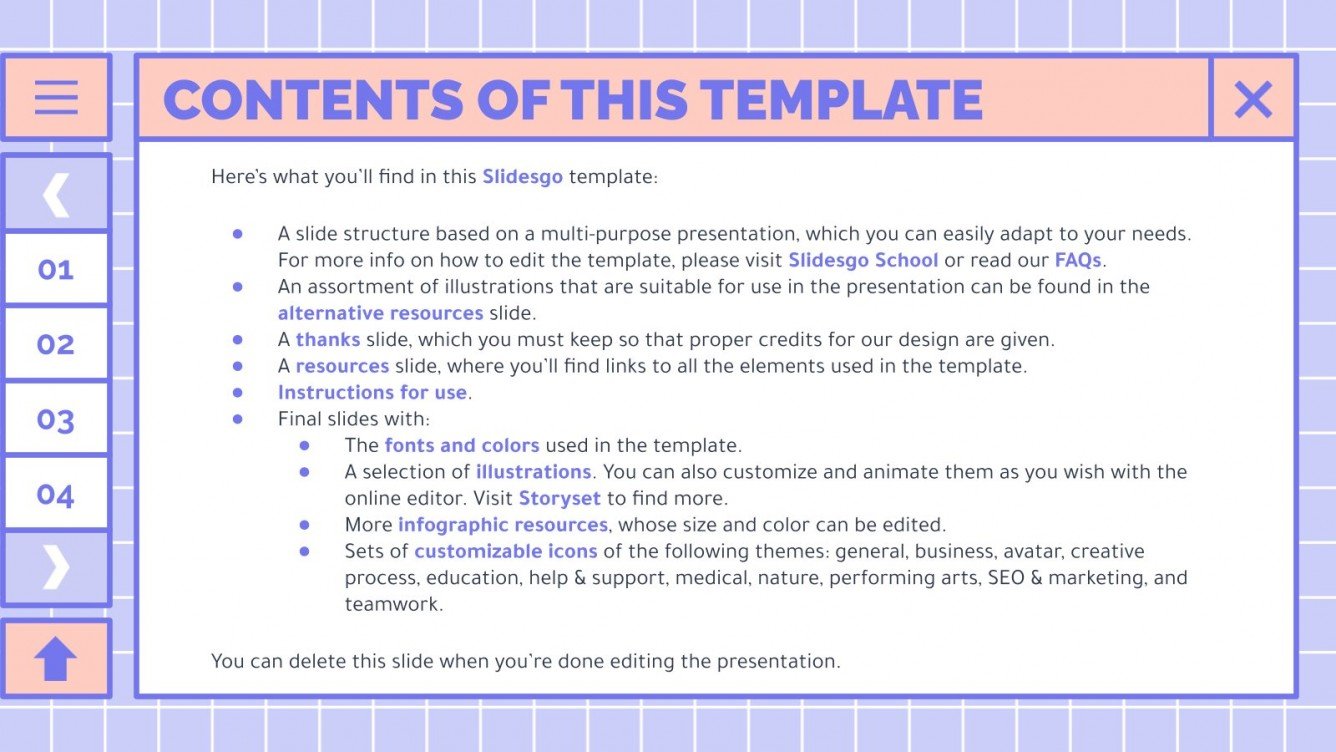Cute Lovely Interface Google Slides & PowerPoint template