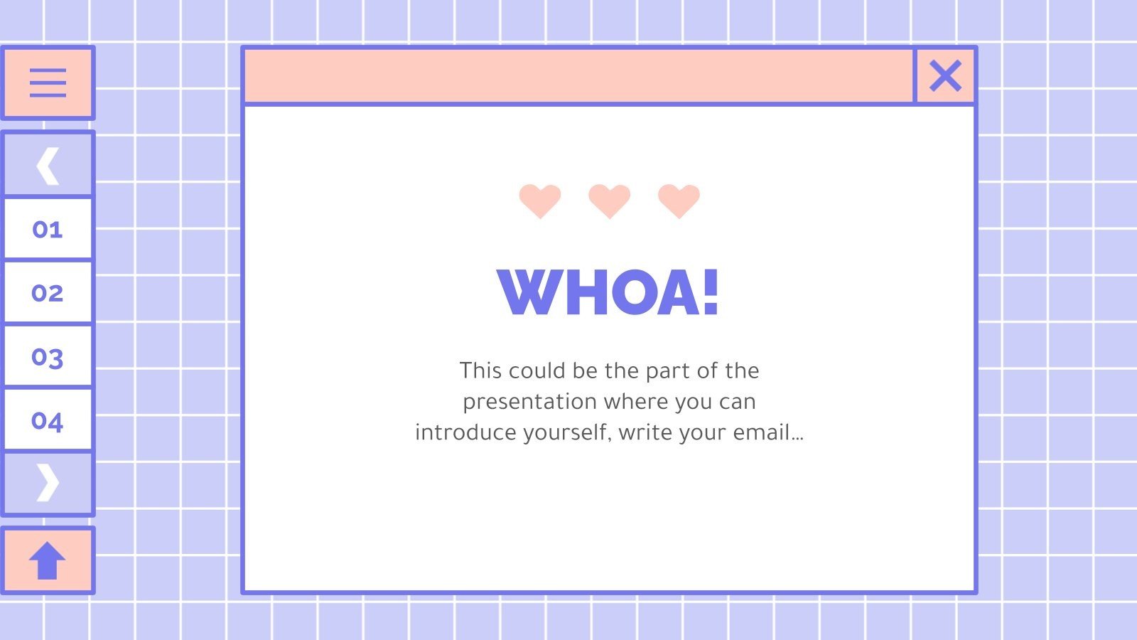 Cute Lovely Interface Google Slides & PowerPoint template