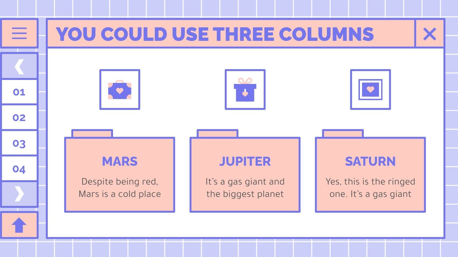 Cute Lovely Interface Google Slides & PowerPoint template