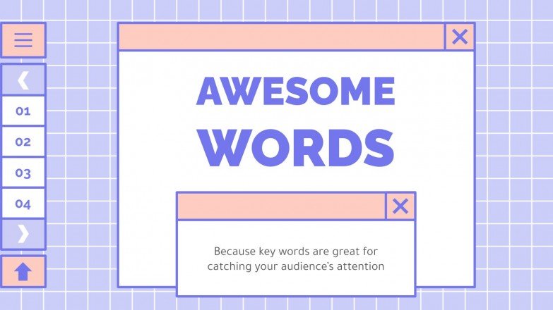 Cute Lovely Interface Google Slides & PowerPoint template