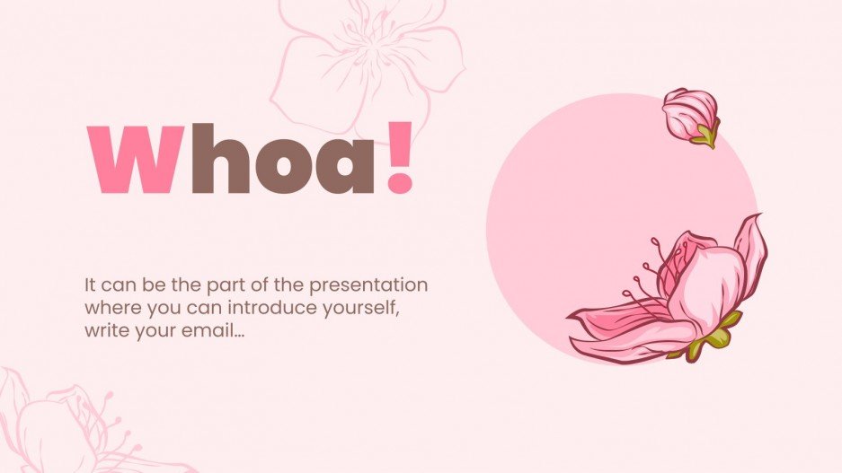 Inspirational Pink Slides theme and PowerPoint template