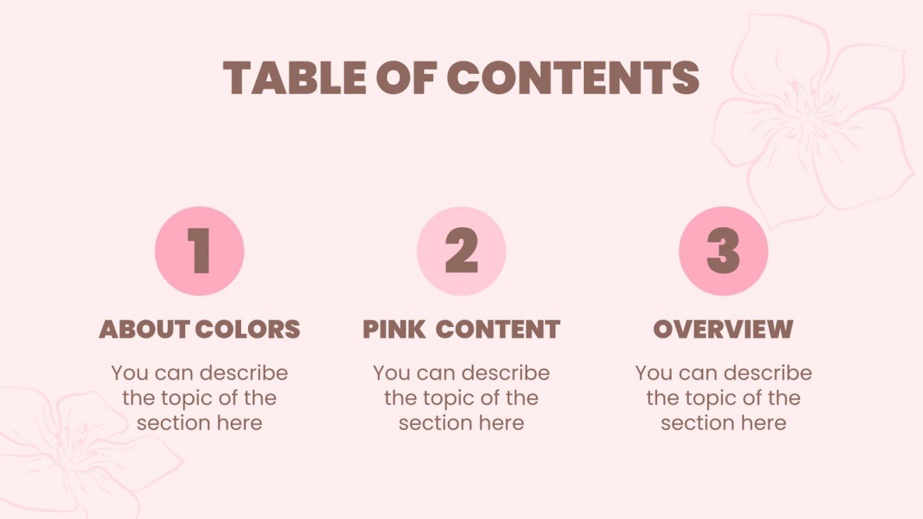 Inspirational Pink Slides theme and PowerPoint template