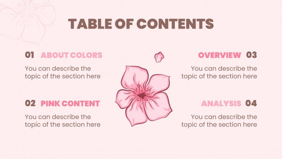 Inspirational Pink Slides theme and PowerPoint template