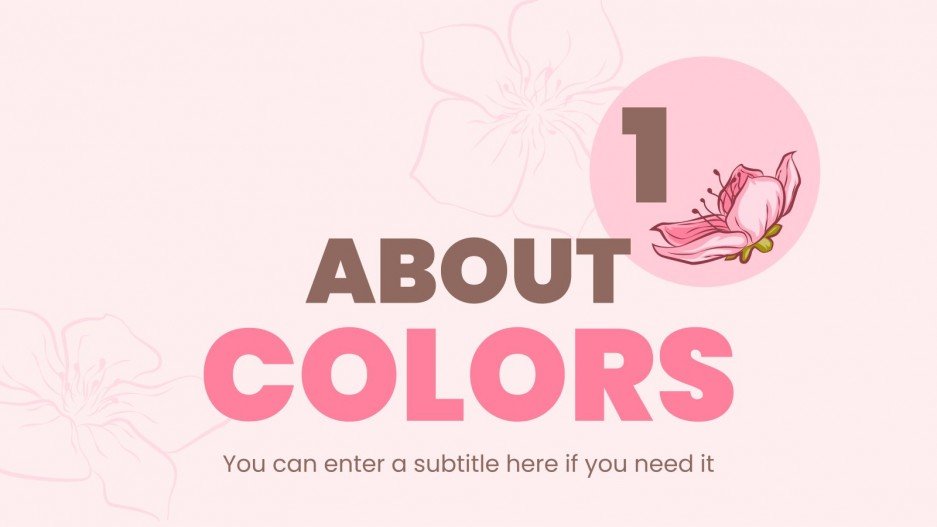 Inspirational Pink Slides theme and PowerPoint template