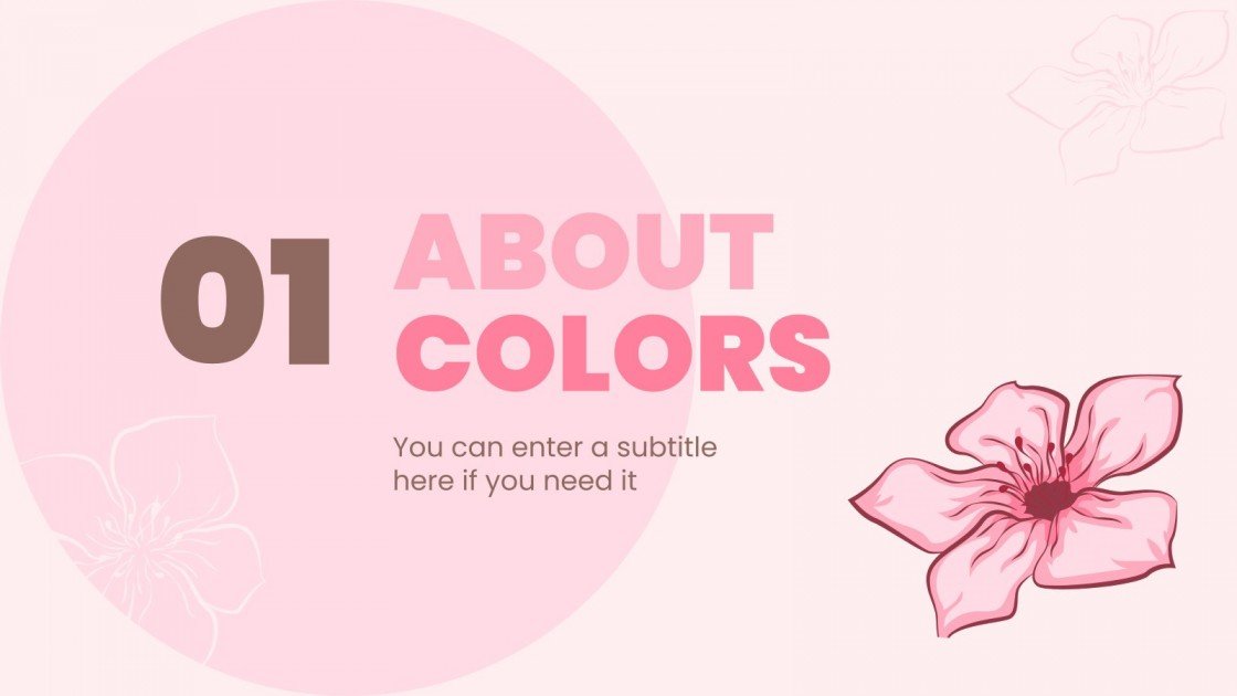 Inspirational Pink Slides theme and PowerPoint template