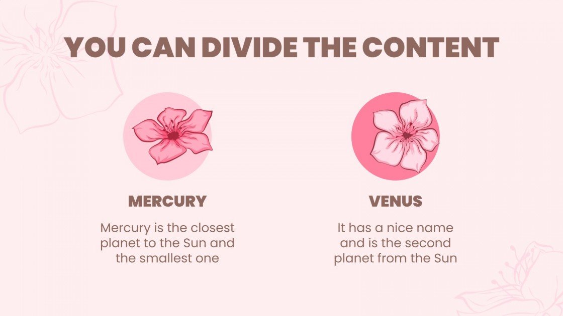 Inspirational Pink Slides theme and PowerPoint template