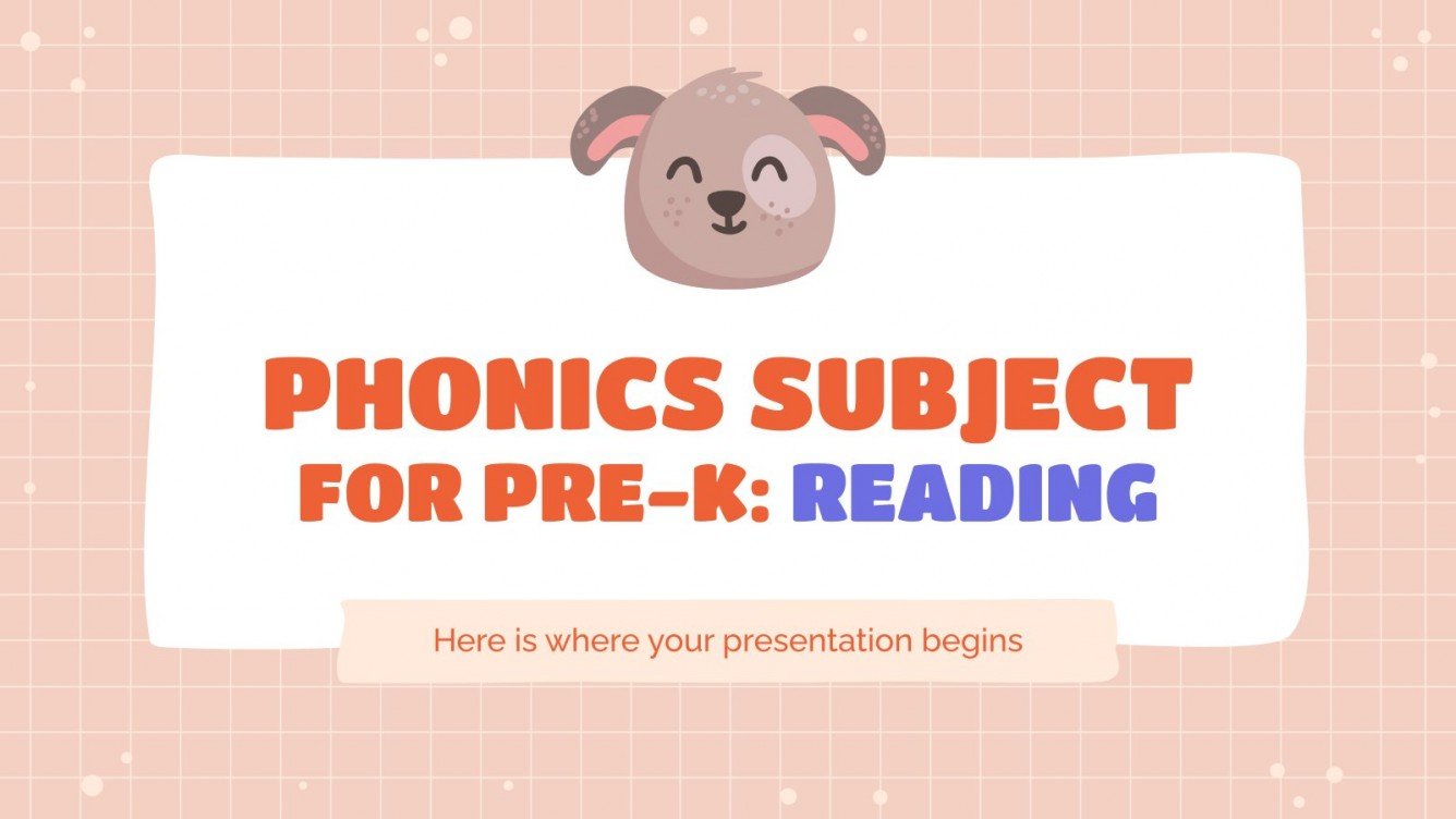 Free templates about phonics for Google Slides and PPT