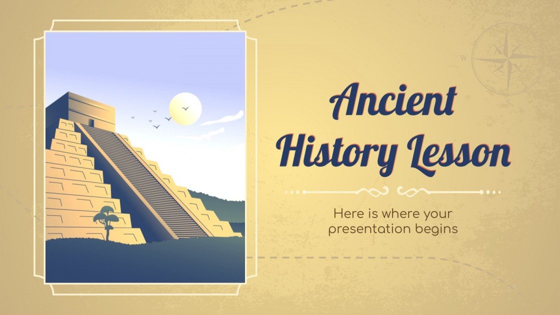 Ancient History Lesson Google Slides & PowerPoint template