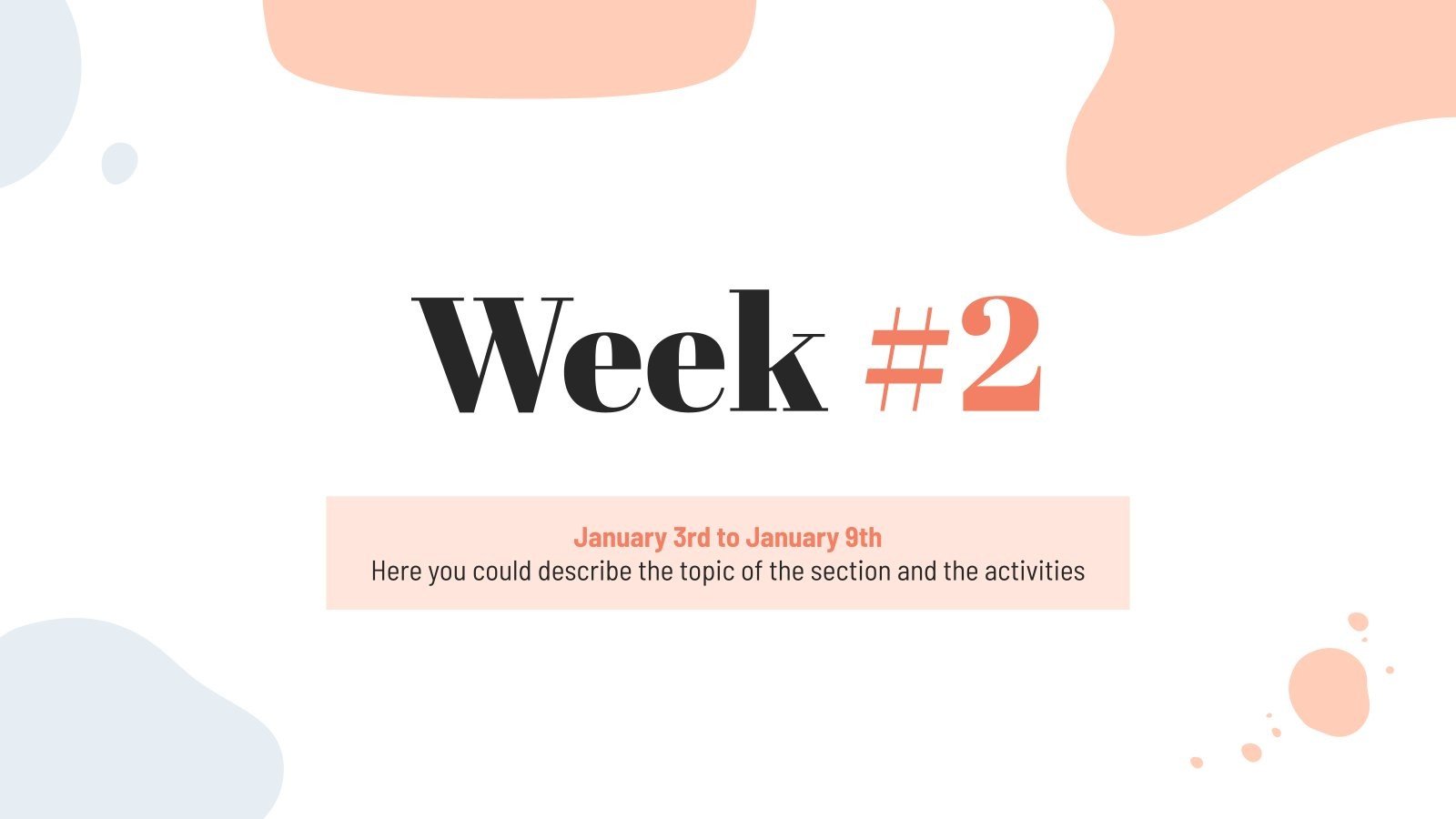 January Daily Slides | Google Slides & PowerPoint theme