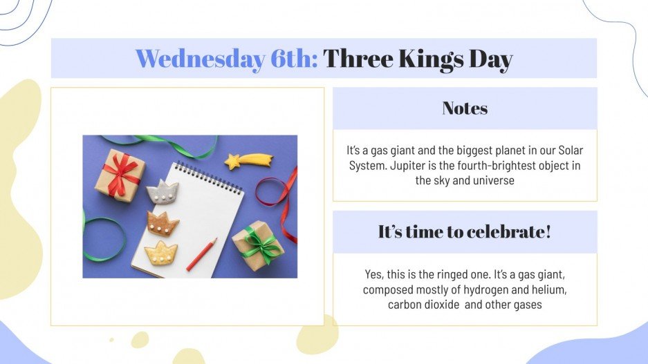 January Daily Slides | Google Slides & PowerPoint theme